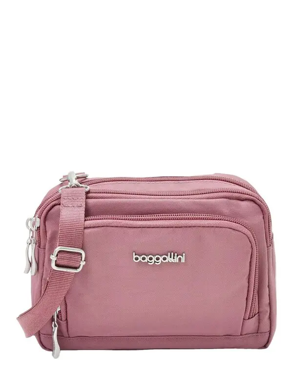 BAGGALLINI Trifecta Rfid Wallet Crossbody Bag - Dusty Mauve