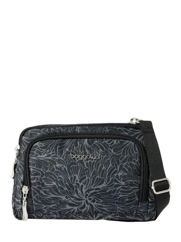 BAGGALLINI Trifecta Rfid Wallet Crossbody Bag - Midnight Blossom