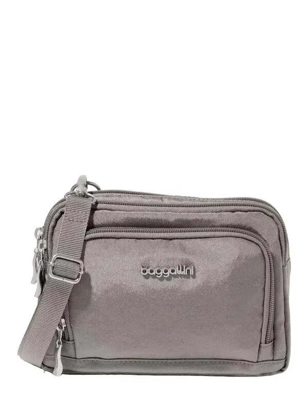 BAGGALLINI Trifecta Rfid Wallet Crossbody Bag - Sterling Shimmer