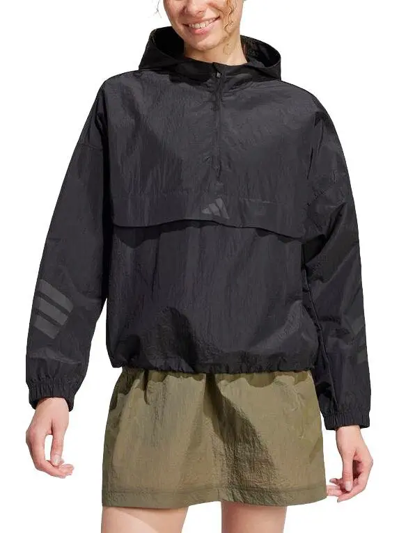 Adidas Future Icons 3-stripes Anorak - Black