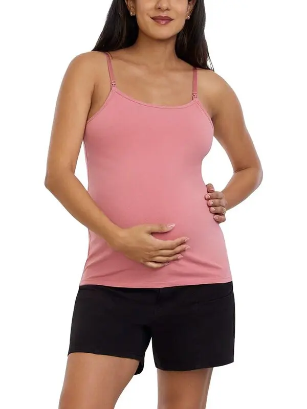 Motherhood Maternity Clip Down Nursing Cami - Dusty Rose