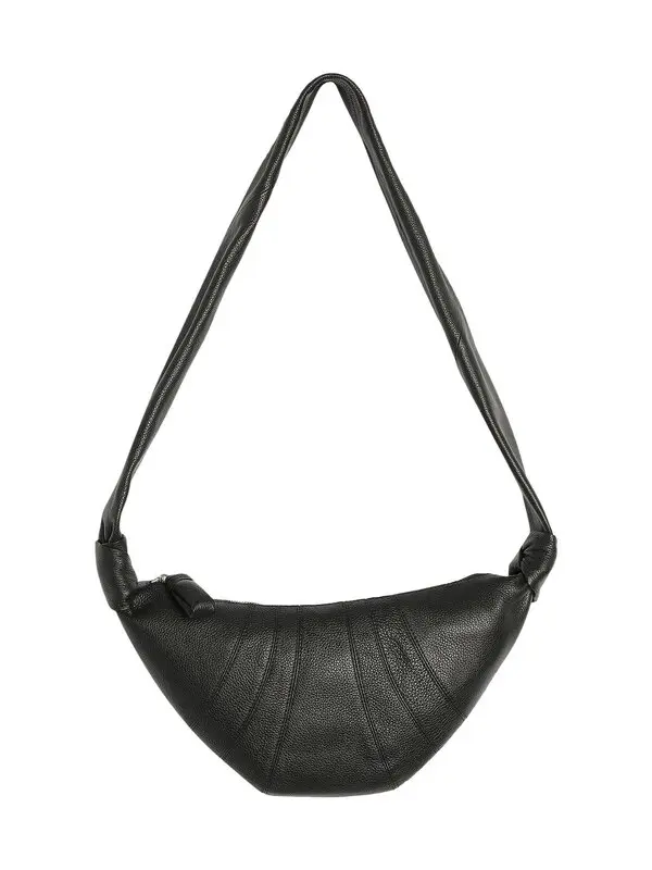 LEMAIRE Small Croissant Shoulder Bag - Black