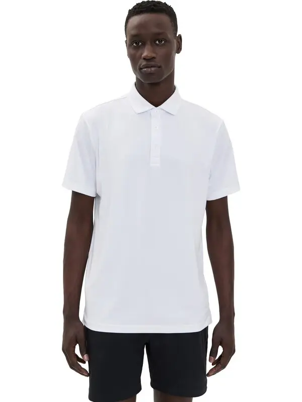 REDVANLY Alpine Polo - Bright White