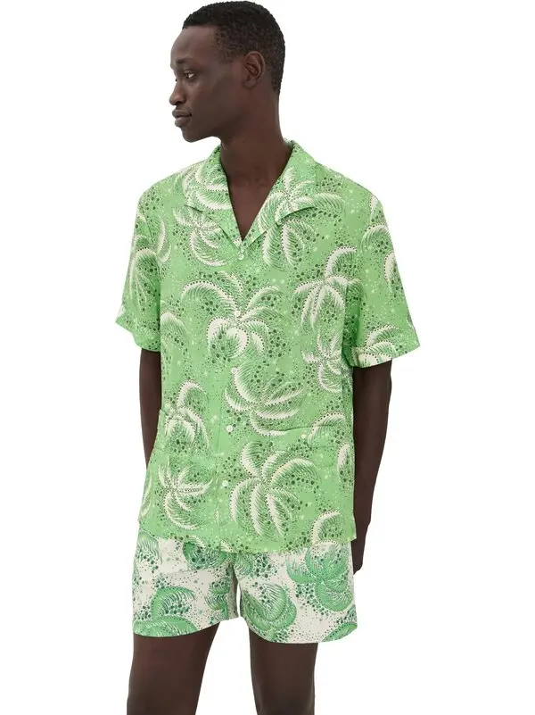 TOMBOLO Palm Fronds Shirt - Green