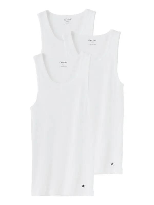 Calvin Klein Cotton Classic 3-pack Tank - White