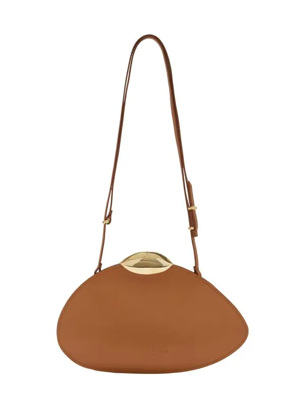 Benedetta Bruzziches Belle De Jour Leather Clutch - Brown