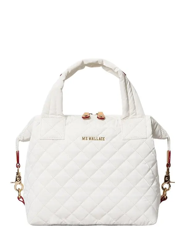 Mz Wallace Sutton Deluxe Small Crossbody Bag - White