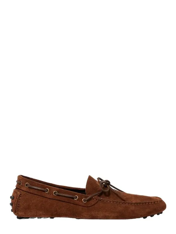 TOM FORD Rod Suede Driving Shoes - Brown