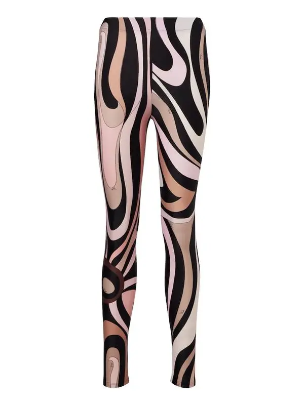 Emilio Pucci Printed Leggings - Multicoloured