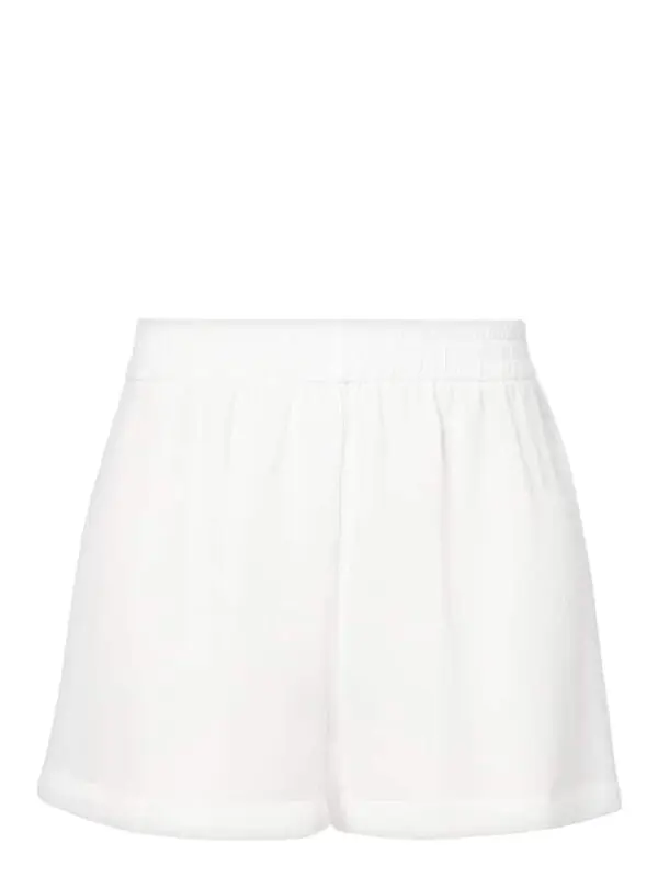 Jade Swim Sheer High-rise Shorts - White