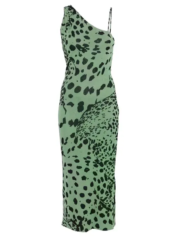 Nanushka Sigita Midi Dress - Green
