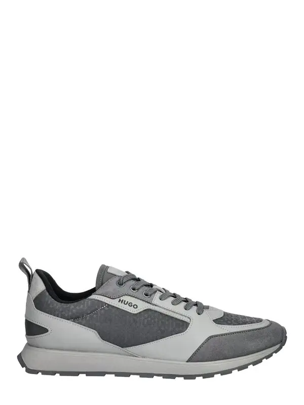 Hugo Panelled Sneakers - Grey