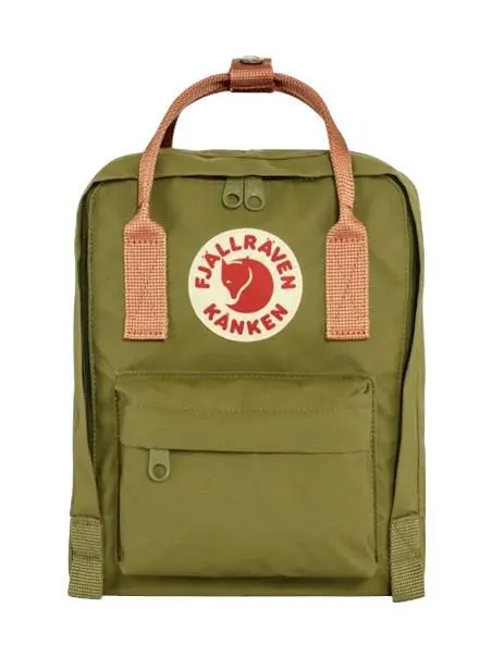 Fjallraven Kanken Mini U Backpack - Foliage Green/peach Sand