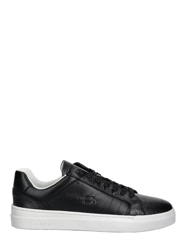 BALDININI Logo-embroidered Sneakers - Black
