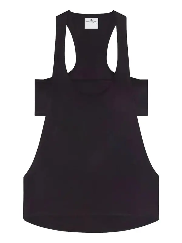 COURREGES Infinity Tank Top - Black