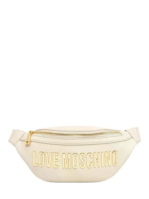Moschino Logo-lettering Belt Bag - White