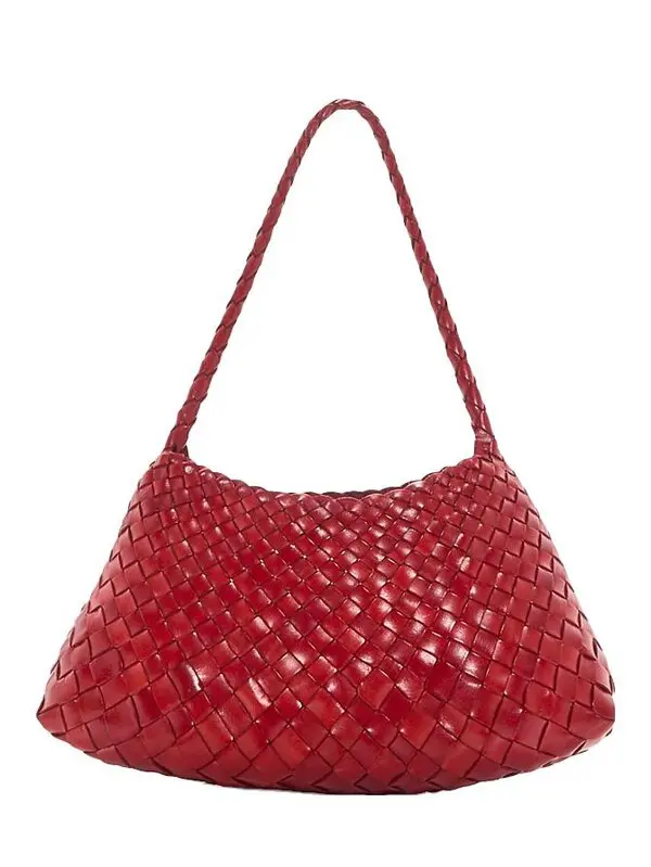 Dragon Diffusion Rosanna Leather Shoulder Bag - Poppy Red