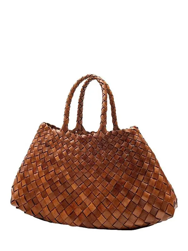 Dragon Diffusion Santa Croce Small Leather Bag - Tan