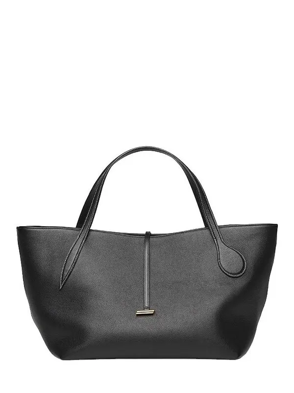 LIFFNER Zip Penne Tote - Gold/black