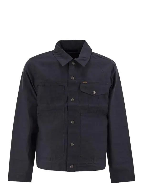 Filson Ranger Waxed Cotton Jacket - Navy