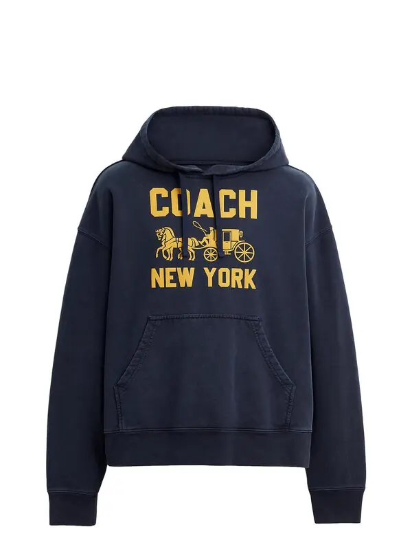COACH Horse And Carriage Hoodie - Navy Blue