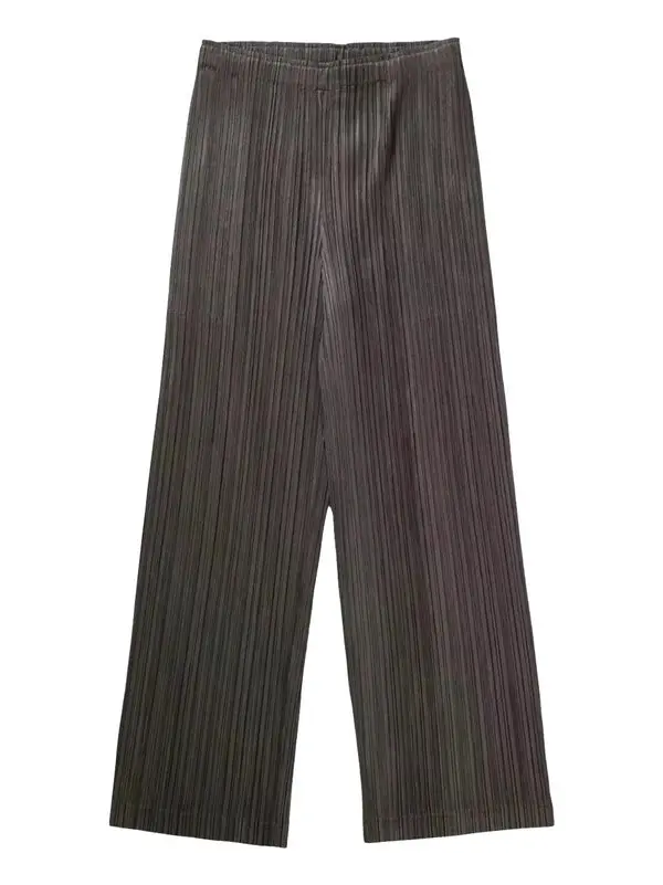 Issey Miyake Straight-leg Trousers - Grey
