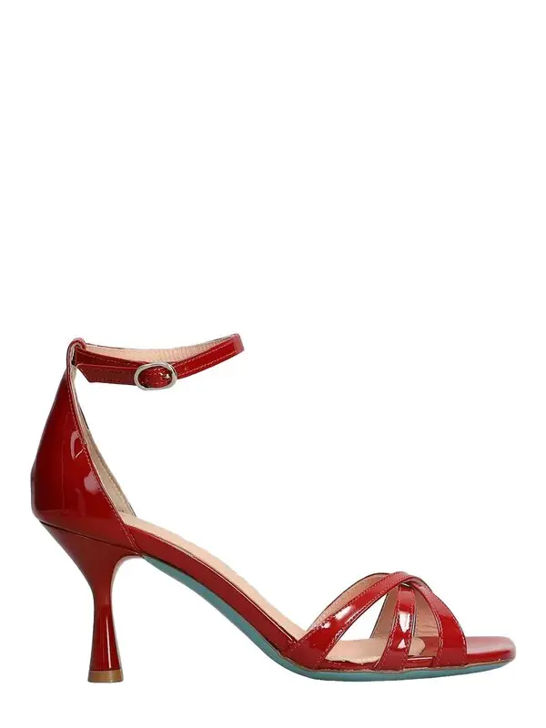 FRATELLI RUSSO 70mm Leather Sandals - Red