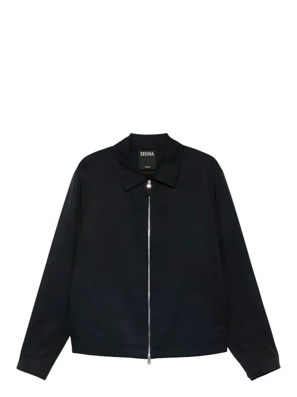 Zegna Windproof Jacket - Blue