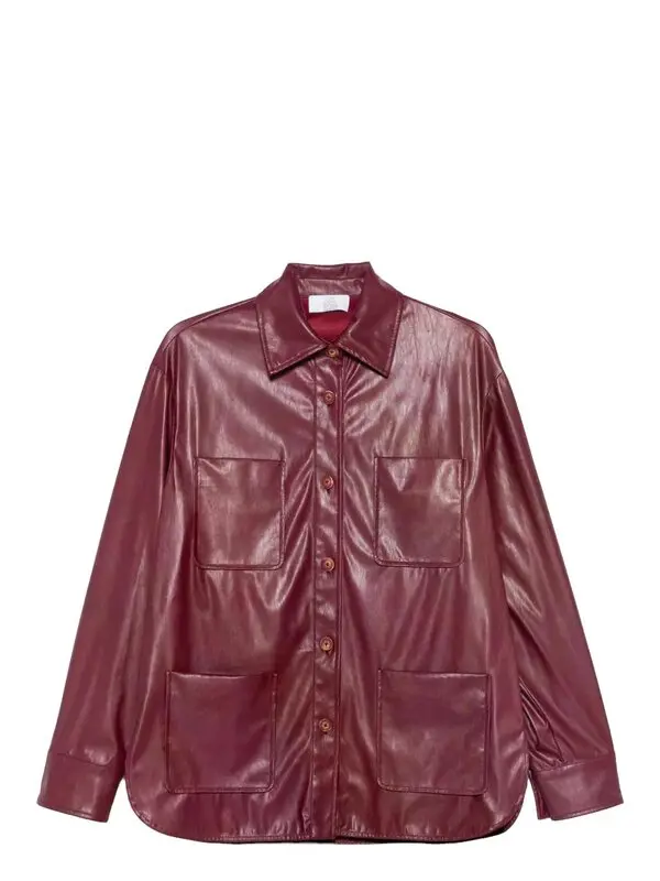 LE SULLY STUDIO Agostina Shirt Jacket - Red