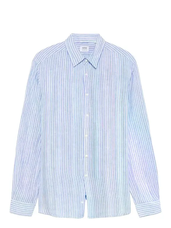 Aspesi Striped Shirt - Blue