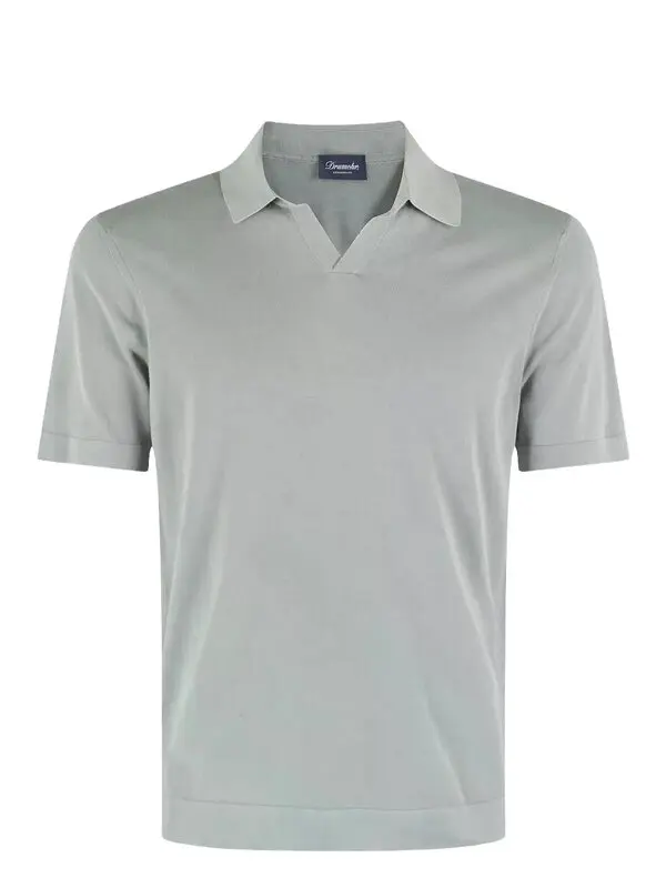 DRUMOHR Short-sleeved Polo Shirt - Green