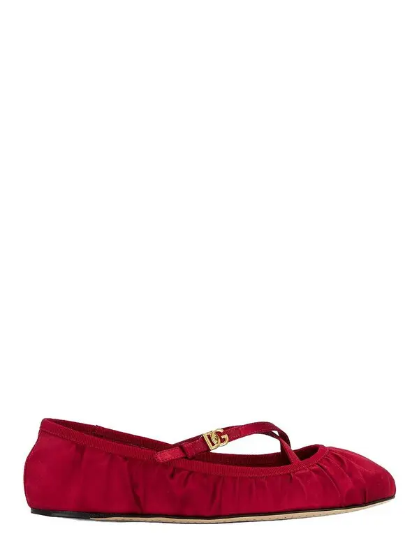 Dolce & Gabbana Ballerina Flat - Ruby