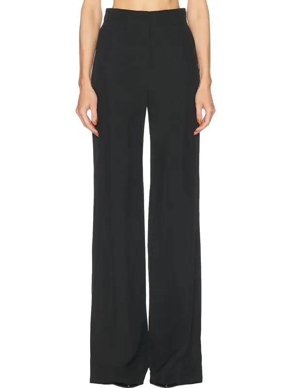Sportmax Orario Wide Leg Trouser - Black