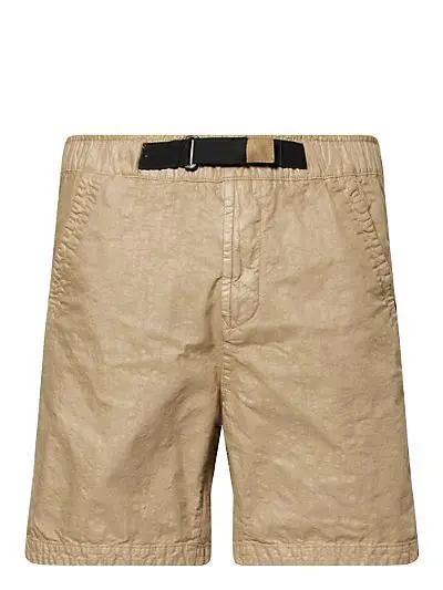 Stone Island Compass-patch Shell Shorts - Biscuit
