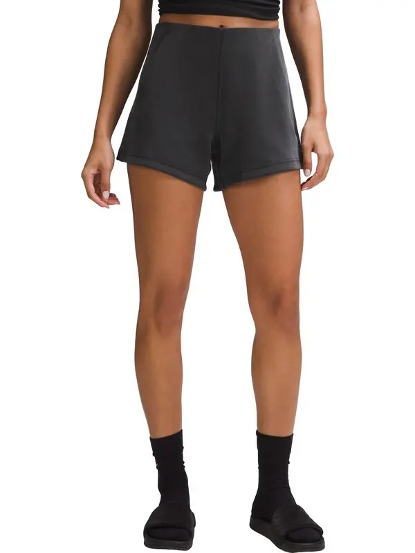 Lululemon Softstreme Kick-flare Mid-rise Short - Black