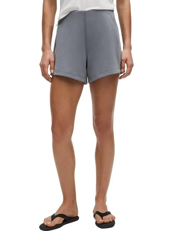 Lululemon Softstreme Kick-flare Mid-rise Short - Solar Grey