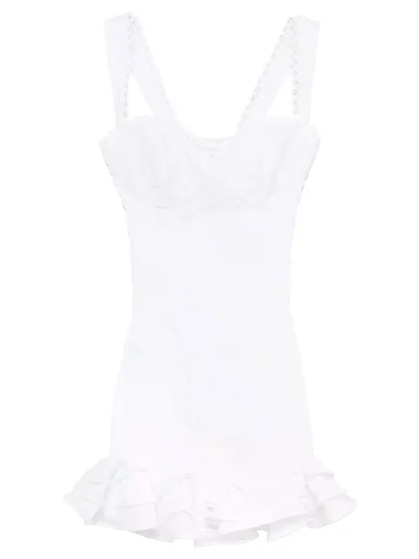 Charo Ruiz Ibiza Sunil Mini Dress - White
