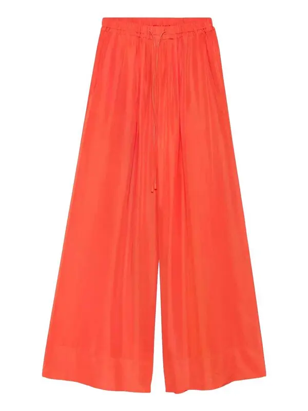 FORTE_FORTE Silk Trousers - Orange