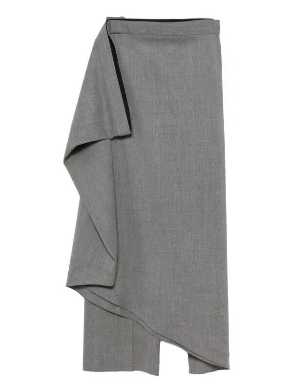 ALAINPAUL Extended Tailored Trousers - Grey