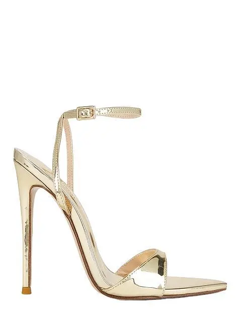 Femme La Gg Heel - Mirrored Gold