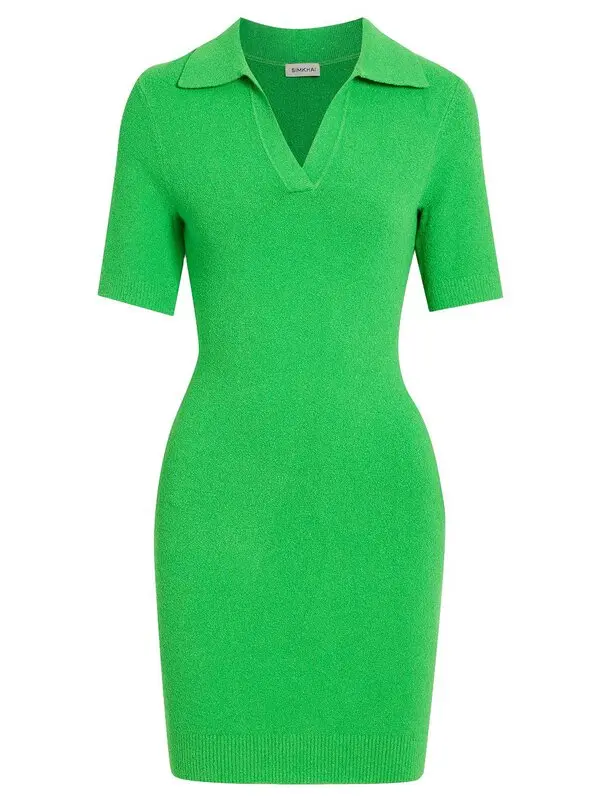 Simkhai Kris Bouclé-knit Mini Dress - Green