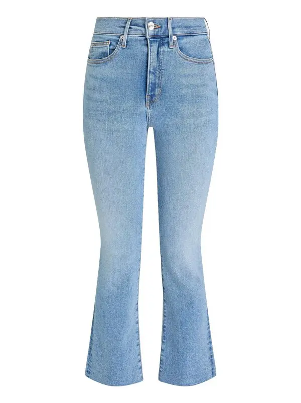 Veronica Beard Carolina High-rise Kick-flare Jeans - Light Denim