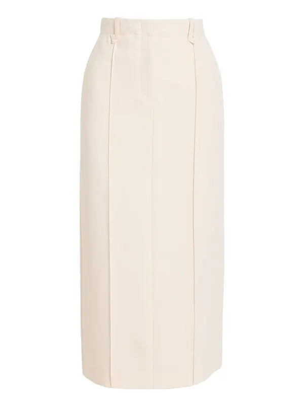 Simkhai Odell Twill Maxi Skirt - Ecru