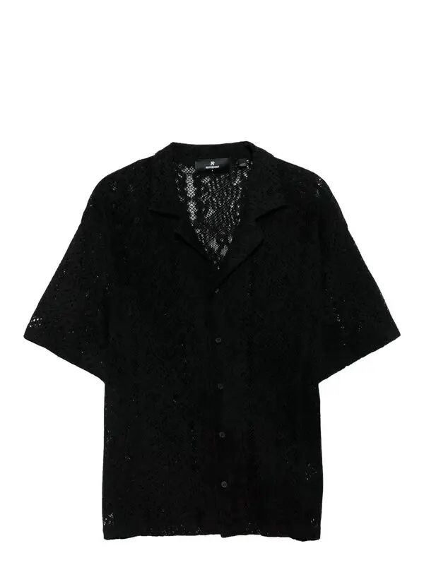 REPRESENT Crochet Shirt - Black
