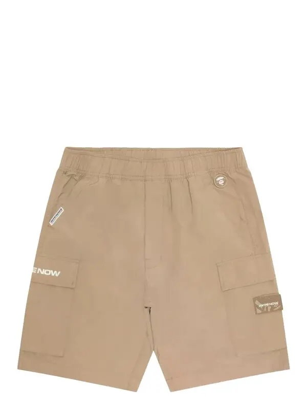 AAPE BY *A BATHING APE® Logo-print Cargo Shorts - Neutrals
