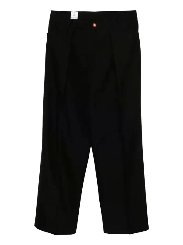 Casablanca Pleated Trousers - Black