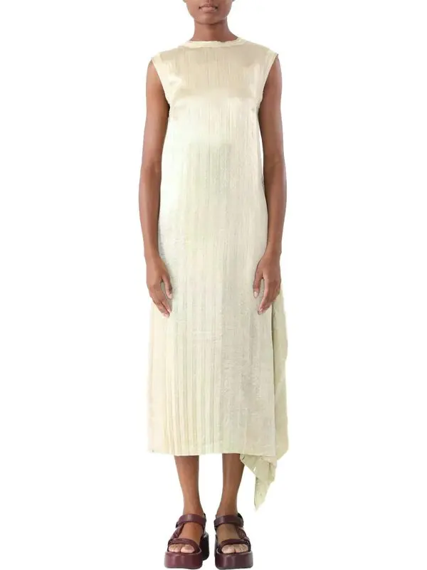 JASON WU Asymmetric Pleated Dress - Neutrals