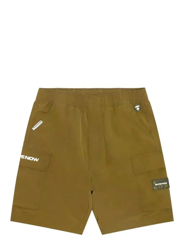 AAPE BY *A BATHING APE® Logo-print Cargo Shorts - Green