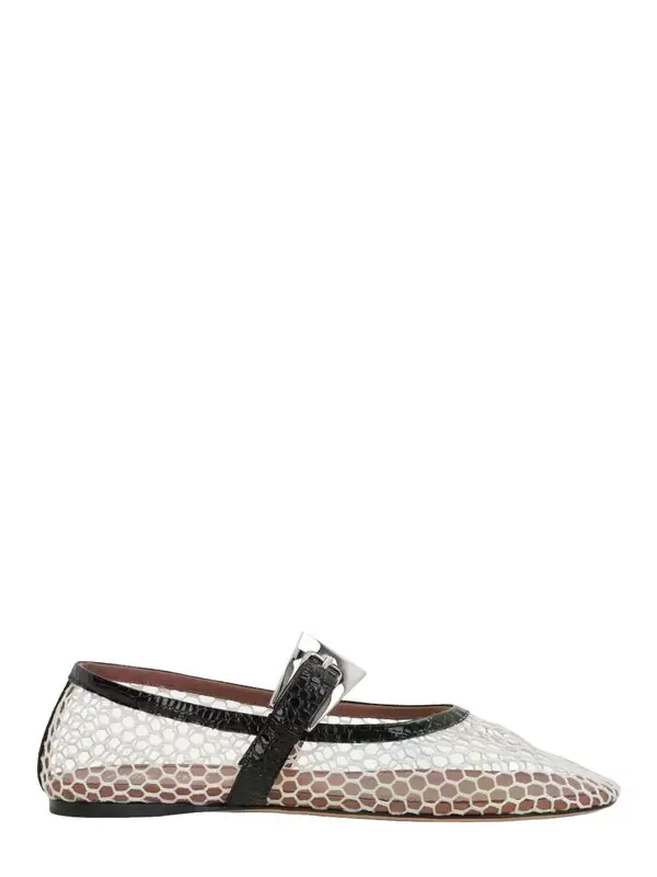 Paris Texas Sveva Ballerina Shoes - White