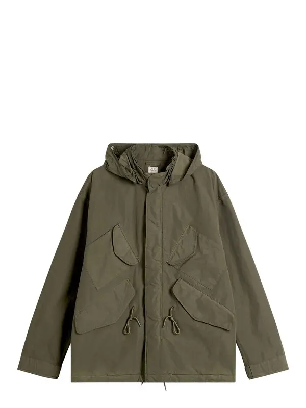 C.P. COMPANY Goggle Jacket - Ivy Green